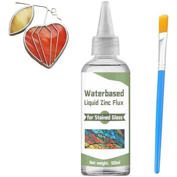 Liquid Flux Soldering 100ml - Stained Glass Flux for Soldering Work ...