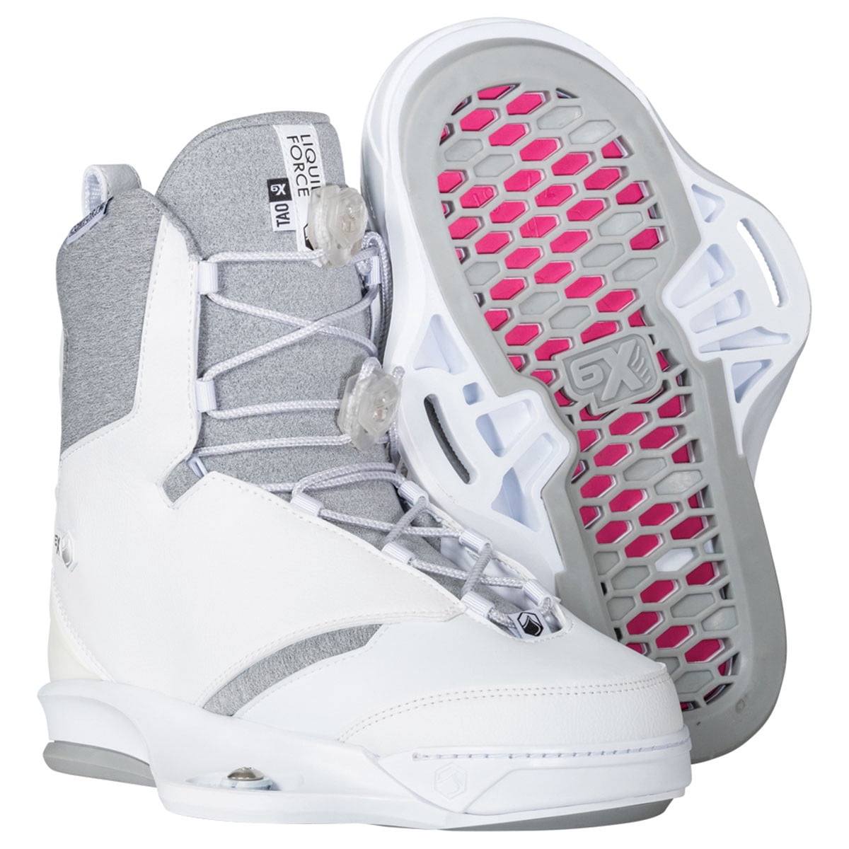 Liquid Force Tao 6X Wakeboard Bindings (White) 2024 - Walmart.com