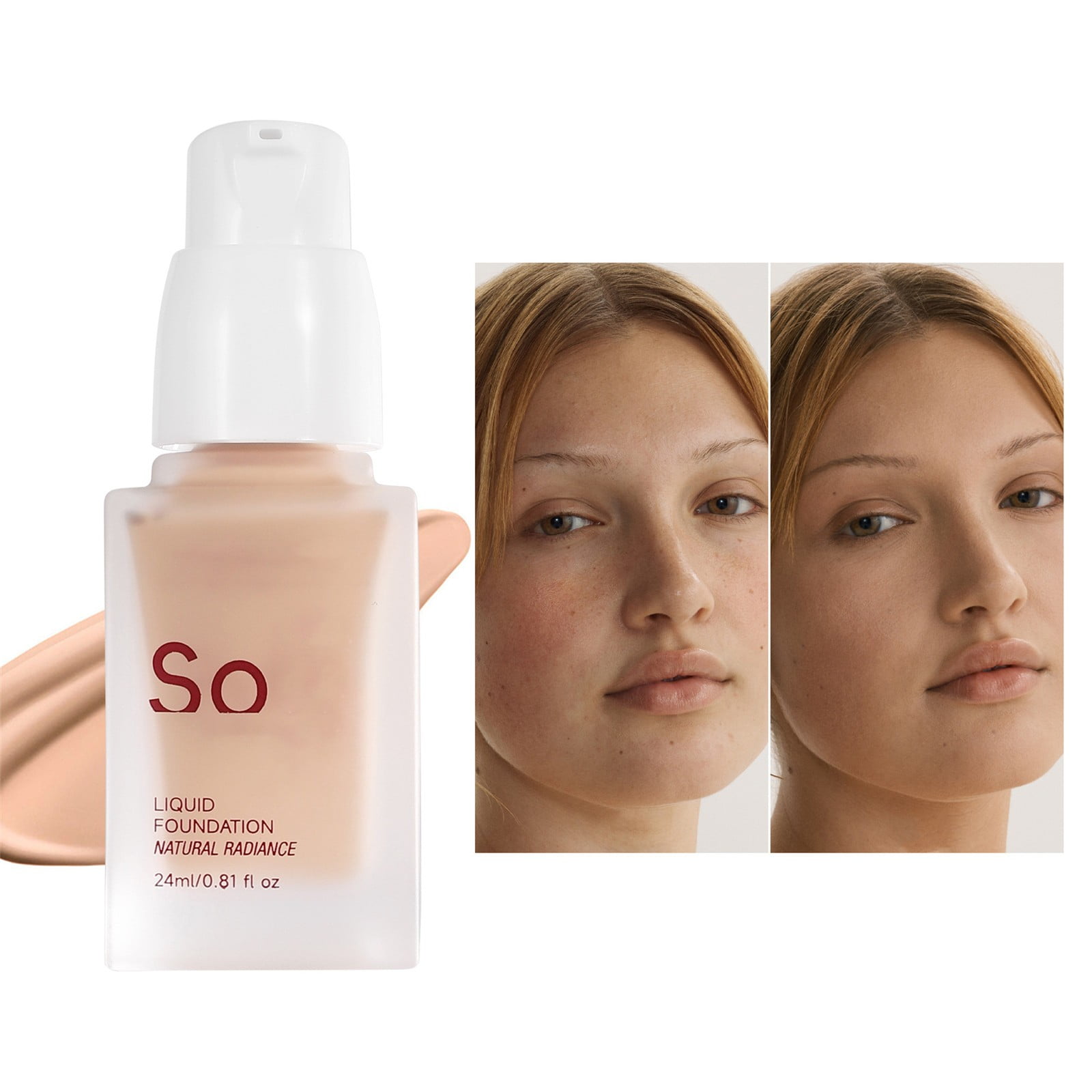 Liquid Foundation Conceals Concealers for a Long Time Without Makeup Removal Does Not Dry Out ...