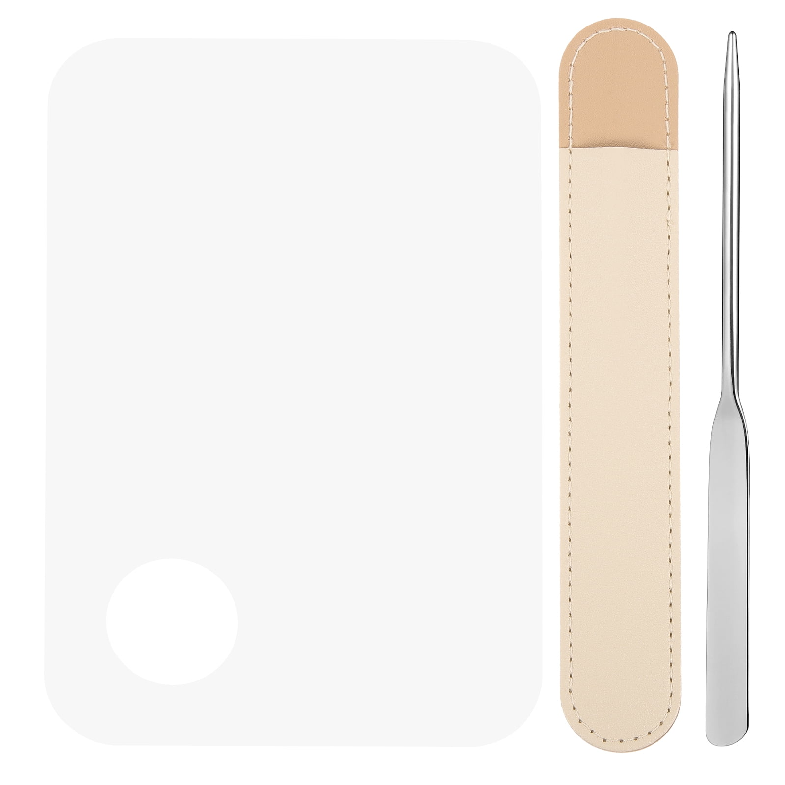 Liquid Foundation Palette Beauty Spatula Stainless Steel Makeup ...