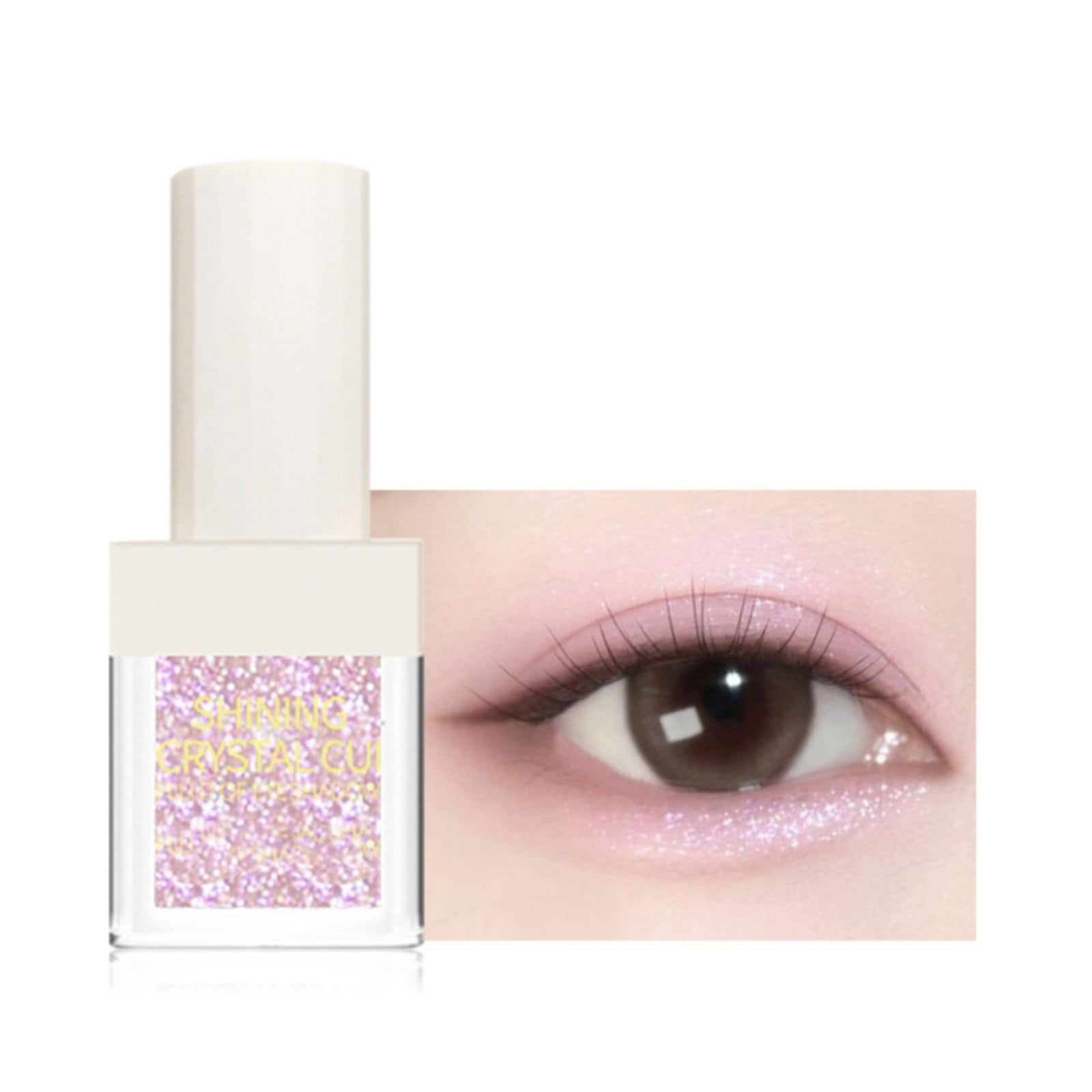 Liquid Glitter Eyeshadow, Long-Lasting Sparkly Makeup, Pearl & Gold ...