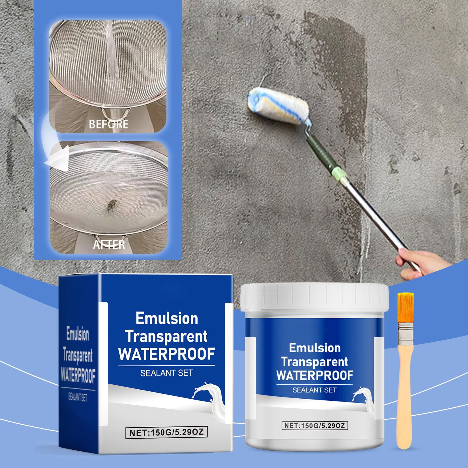 Liquid Glue , Emulsion Clear Waterproof Adhesive 150ml Stick Glue ...