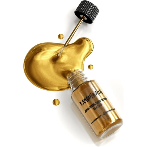 Liquid Gold Leaf Paint - Alcohol Based Fast Drying Rich Gold Liquid ...