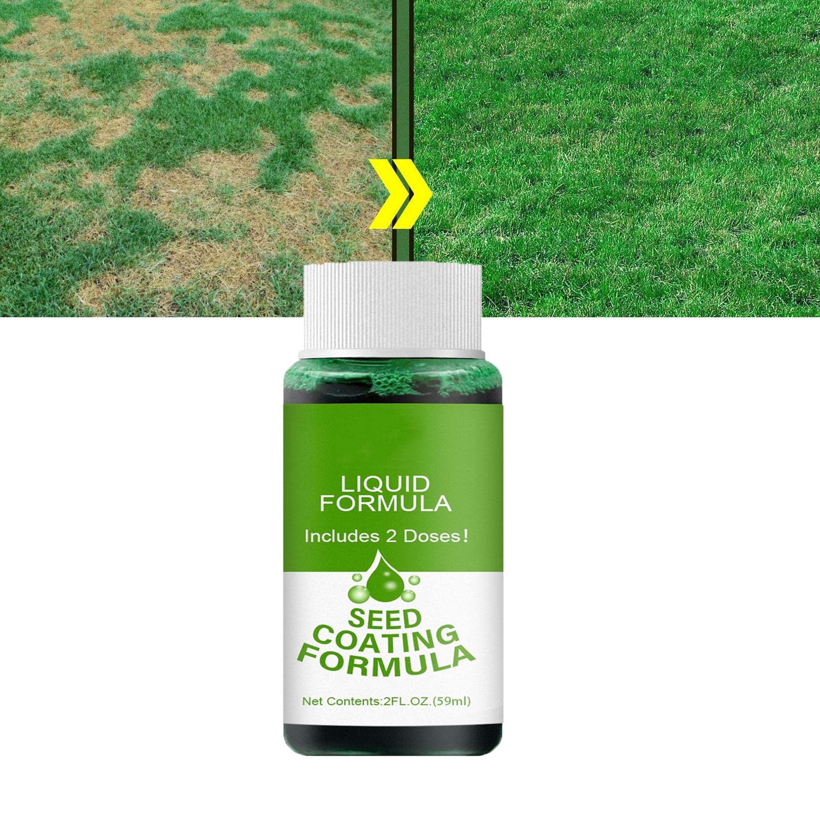 Liquid Grass Seed Spray for Lawn, Green Grass Lawn Spray, Liquid Lawn ...