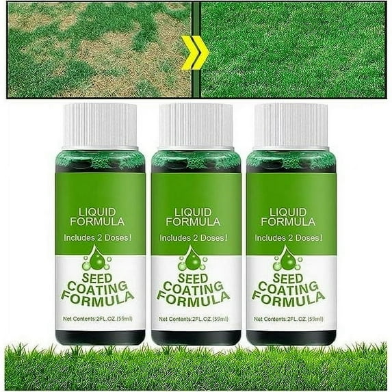 Liquid Grass Seed Spray for Lawn, Green Grass Lawn Spray, Liquid Lawn ...