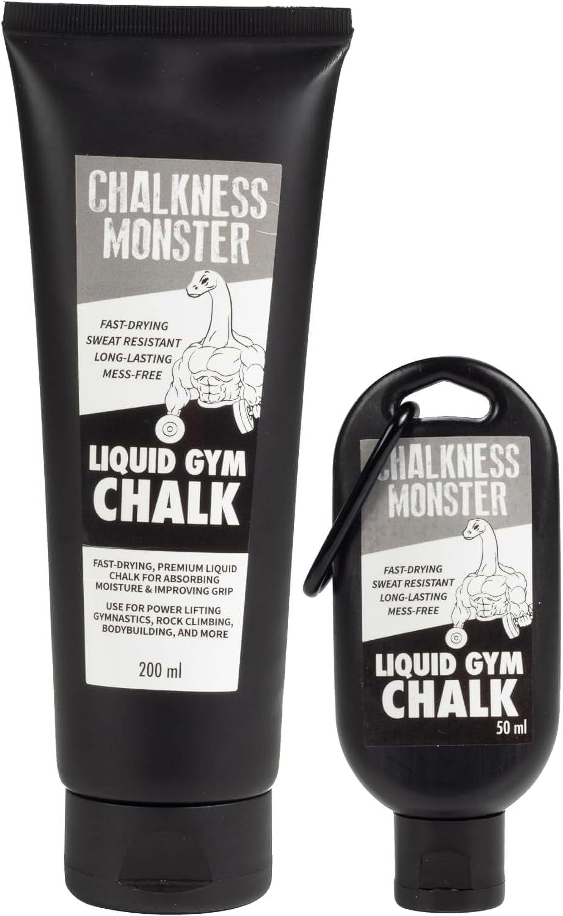 Liquid Gym Chalk - Mess-Free - Combo 2 Pack Premium Sweat Resistant ...
