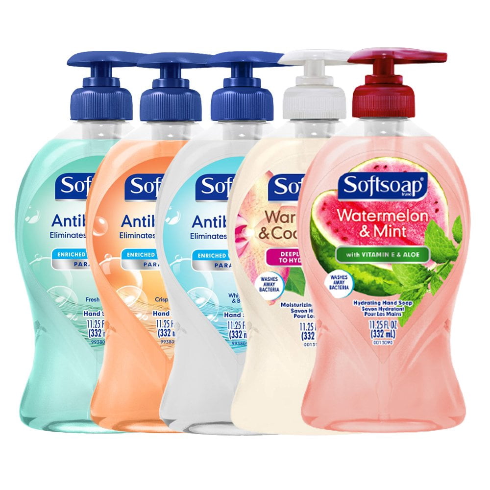 Liquid Hand Soap, 1 Pack Fresh Citrus, 1 Pack Crisp Clean, 1 Pack White ...