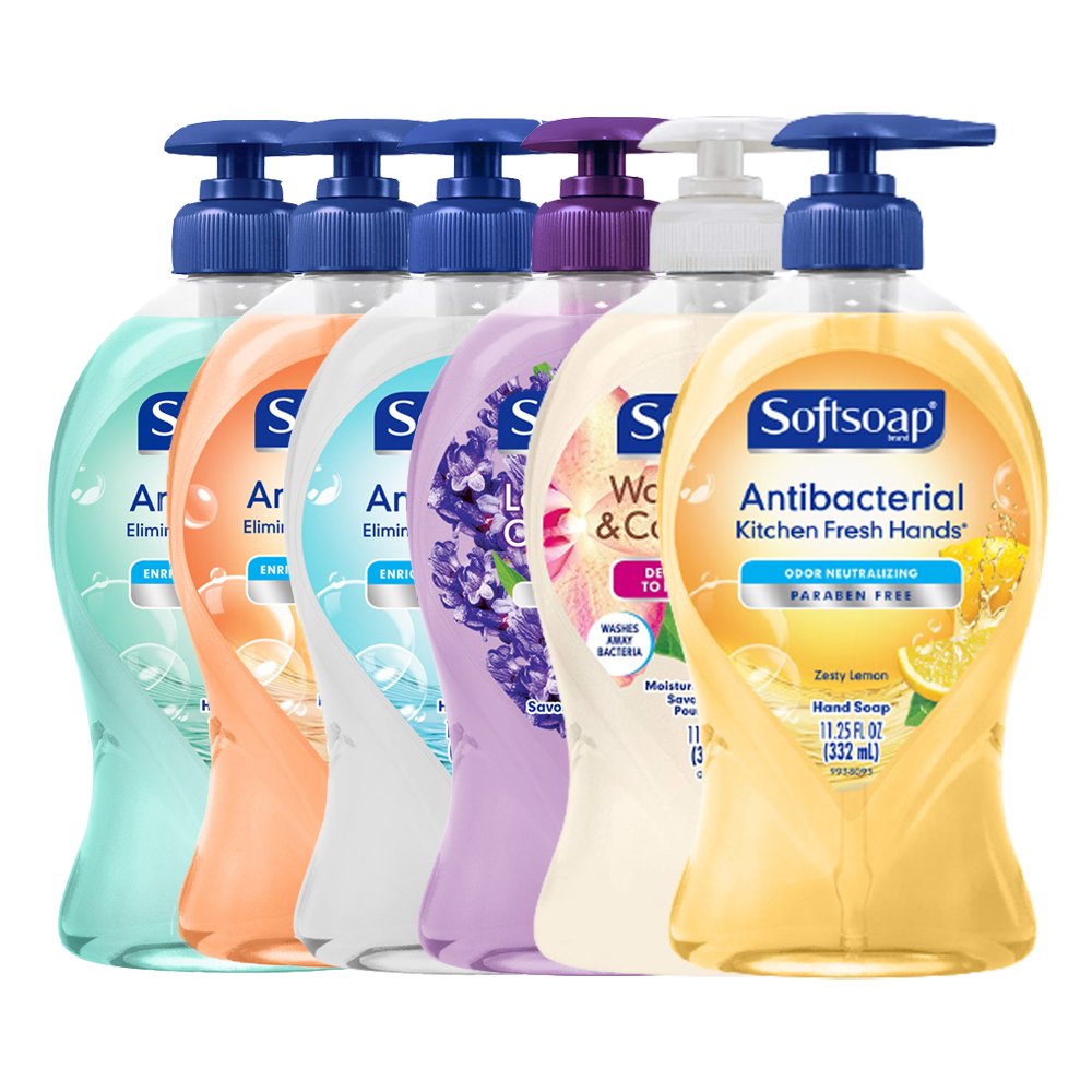 Liquid Hand Soap, 1 Pack Fresh Citrus, 1 Pack Crisp Clean, 1 Pack White ...