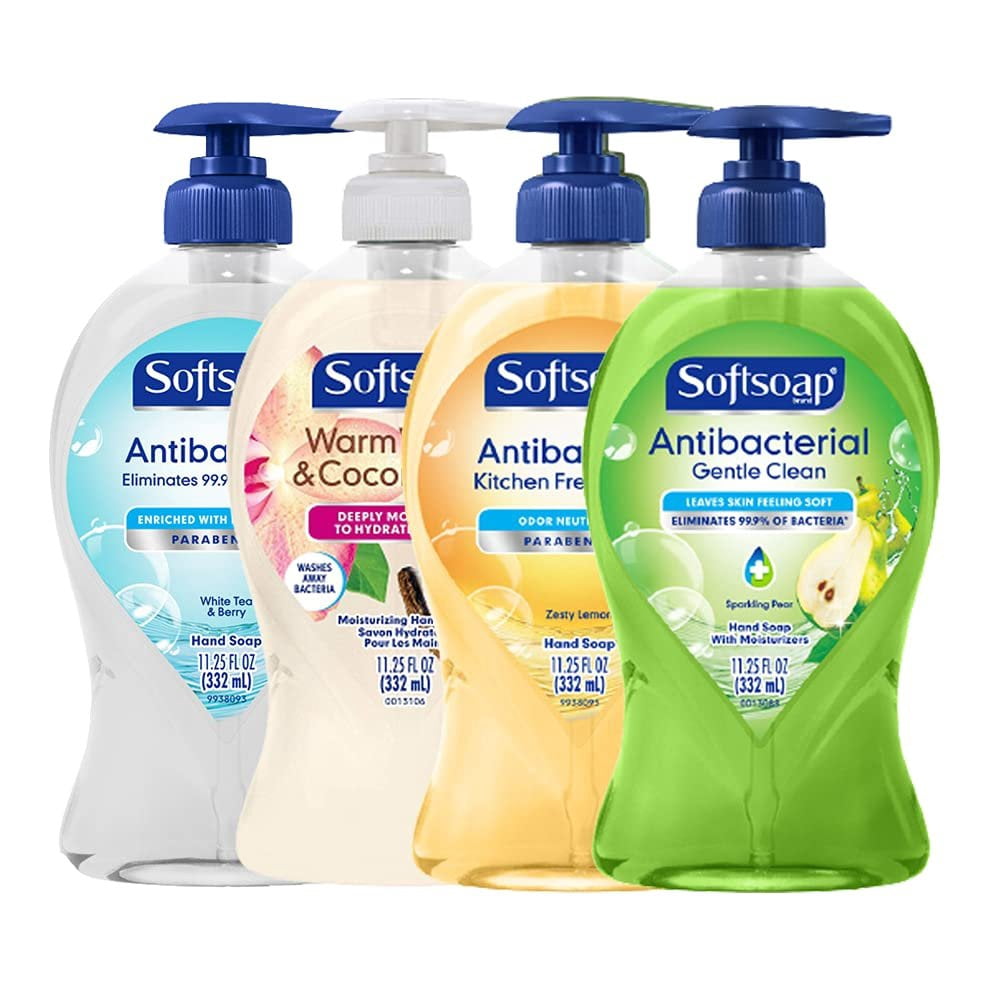 Liquid Hand Soap, 1 Pack White Tea & Berry, 1 Pack Warm Vanilla ...
