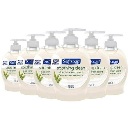 Softsoap Aloe Vera Hand Soap, Gentle Antibacterial Formula ...