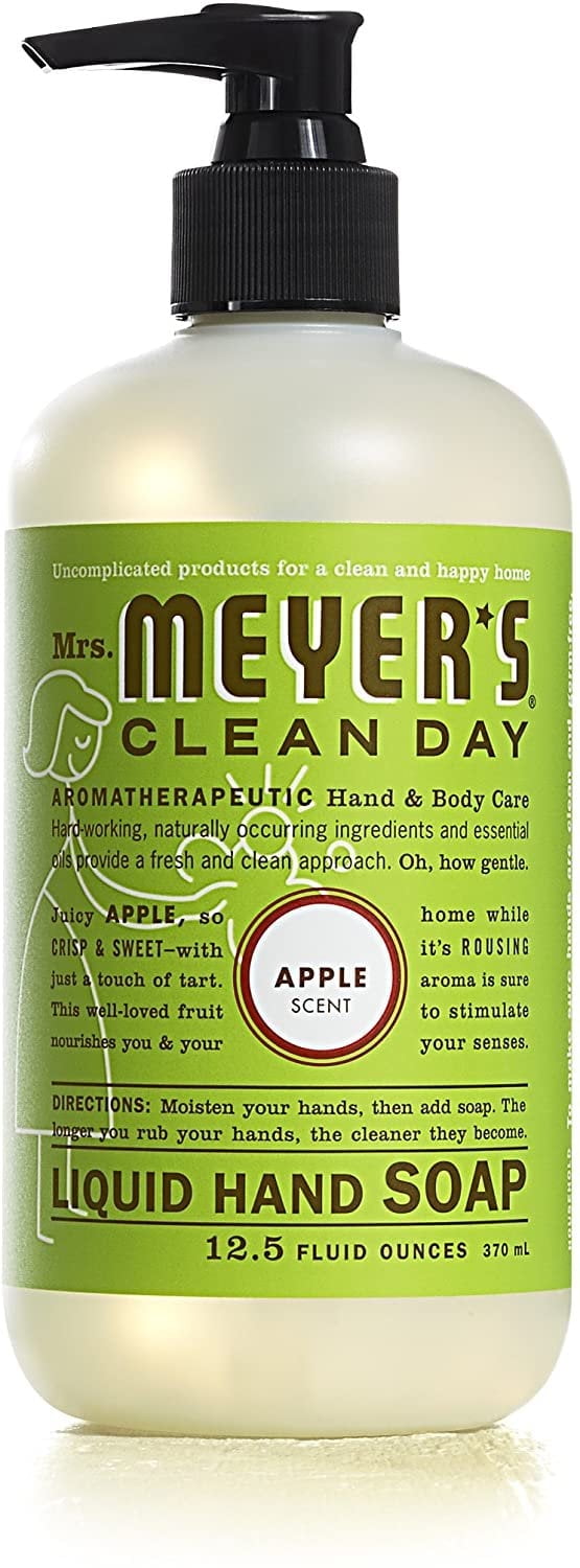 Liquid Hand Soap, Apple, Paraben Free, Essential Oils, Plant-Derived ...