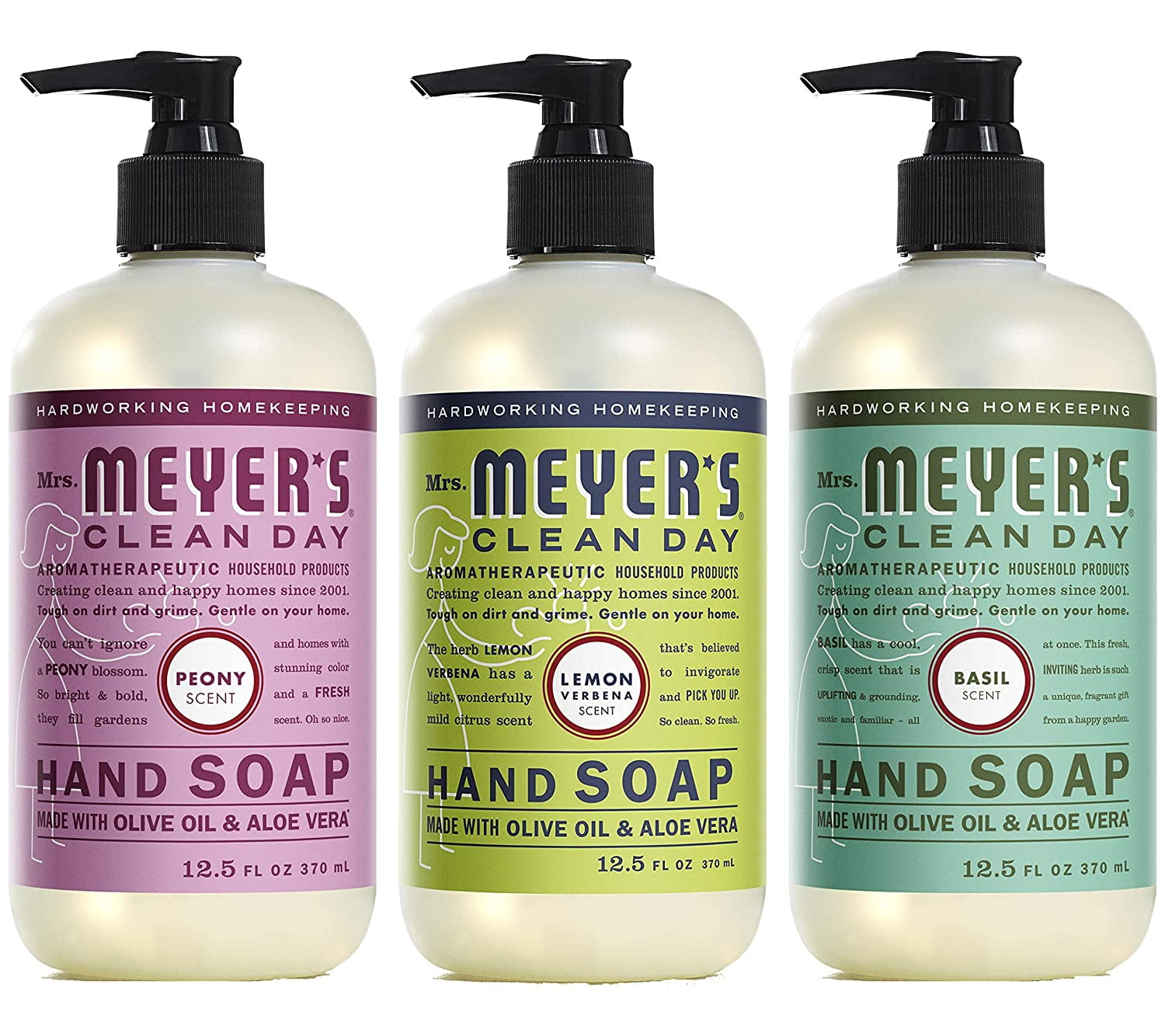 Liquid Hand Soap Variety Pack 12.5 OZ Each, 3 Count (Lemon Verbena ...