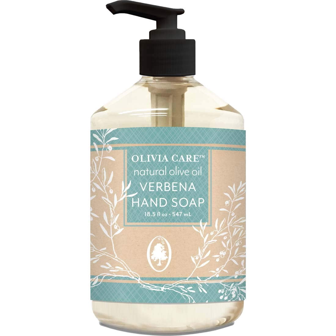 Liquid Hand Soap Verbena Olive Oil. All Natural - Cleansing, Germ ...