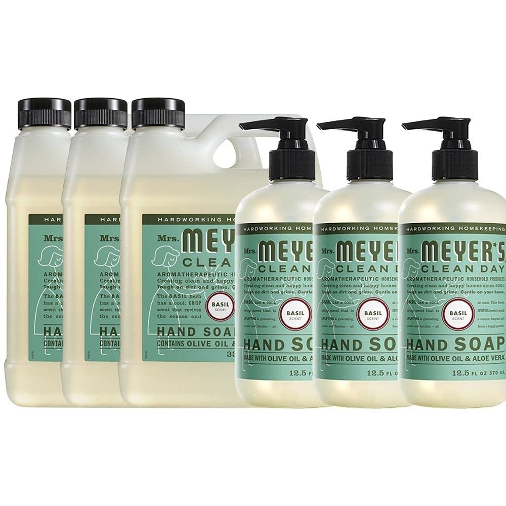 Liquid Hand Soap and Liquid Hand Soap Refil Combo, 3 Pack Liquid Hand ...