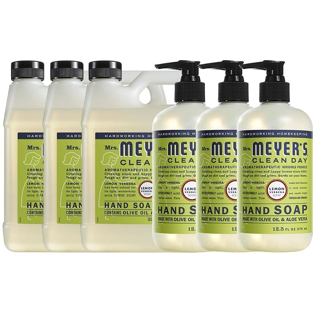 Liquid Hand Soap and Liquid Hand Soap Refil Combo, 3 Pack Liquid Hand ...