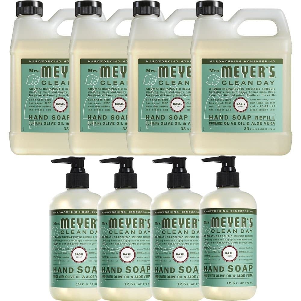 Liquid Hand Soap and Liquid Hand Soap Refil Combo, 4 Pack Liquid Hand ...