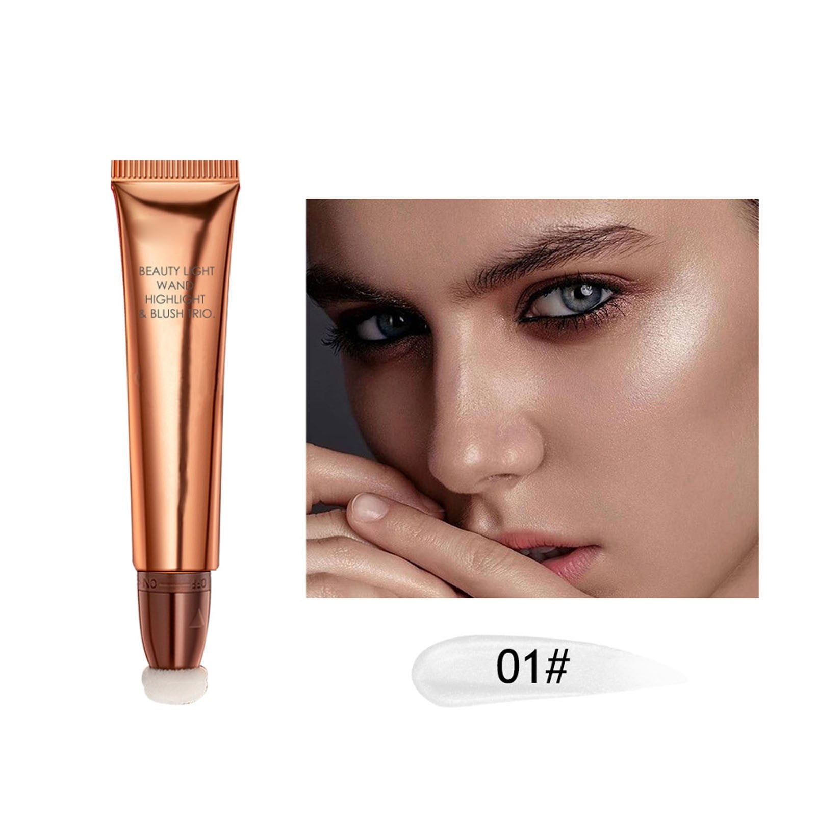 Liquid Highlighter Luminizer,Soft Pinch Liquid Blush Dewy Cheek Tint ...