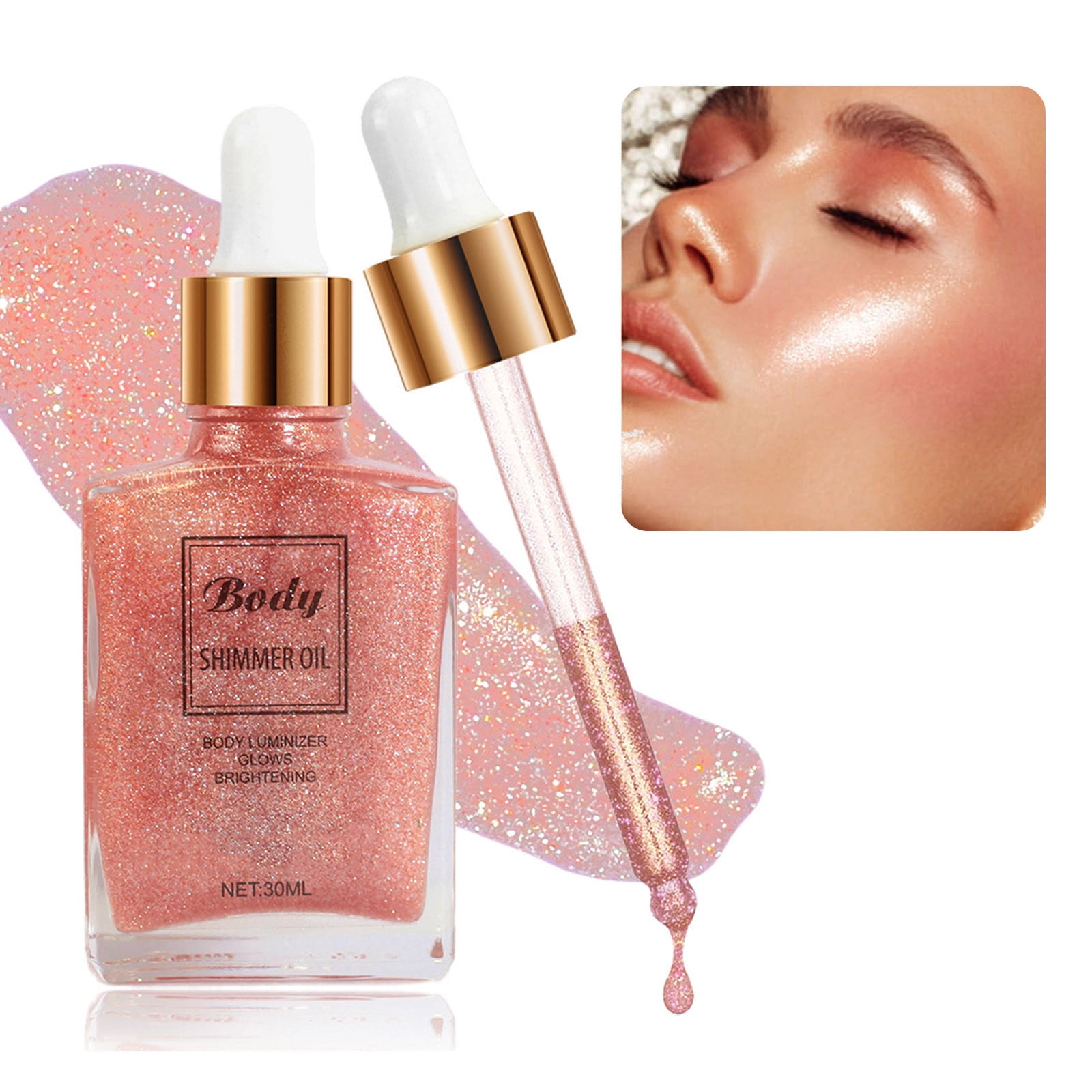 Liquid Highlighting Drops Face Body Glitter Highlighter Makeup Glitter ...
