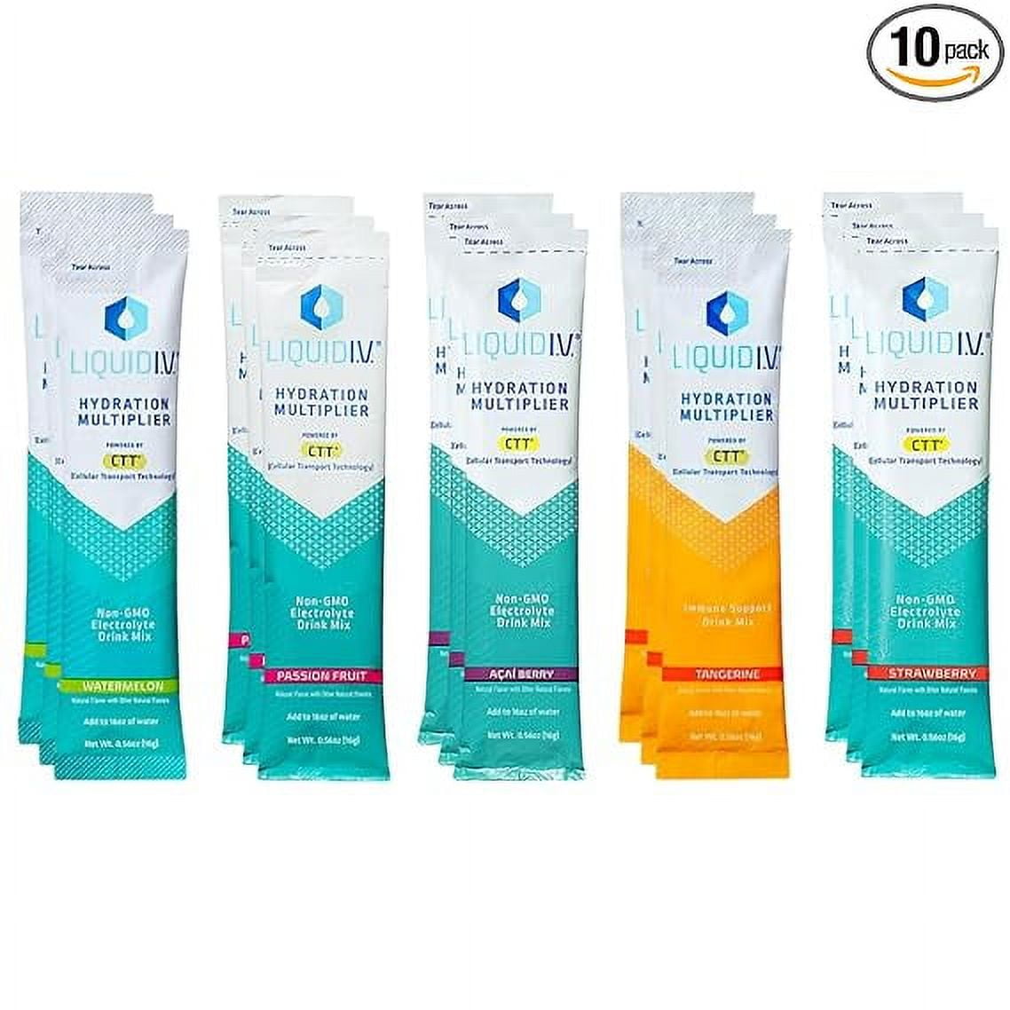 Liquid I.V. Hydration Multiplier - Assorted Electrolyte Mix, Single ...