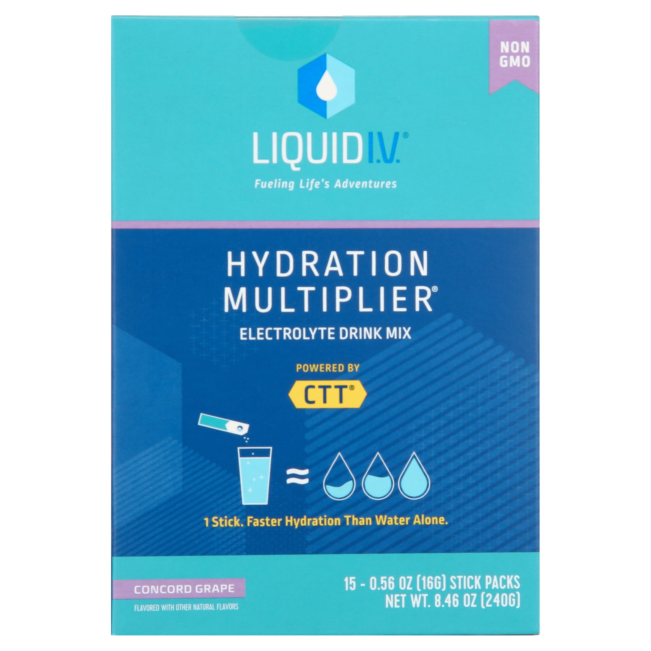 Liquid I.V. Hydration Multiplier Electrolyte Powder Packet Drink Mix ...