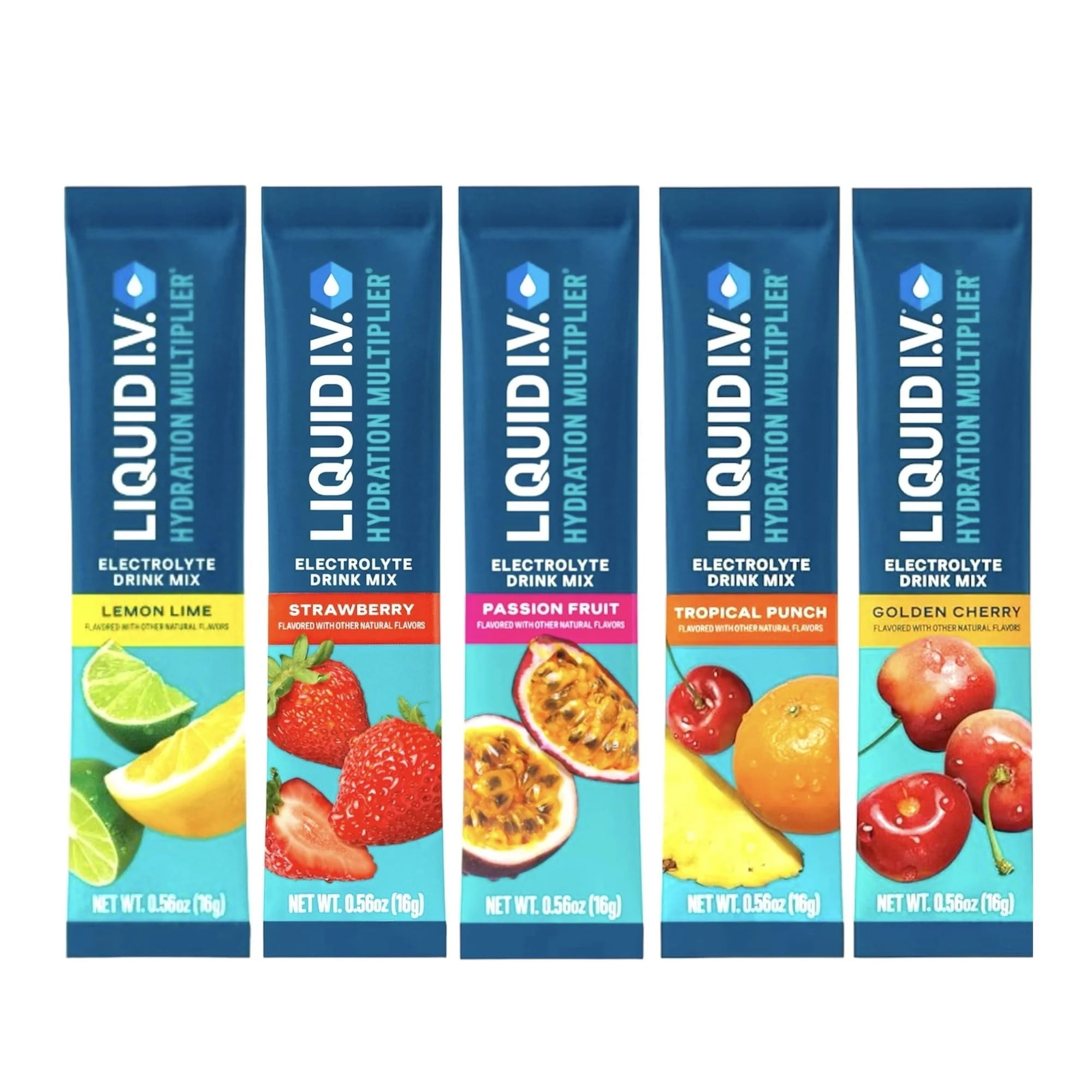 Liquid IV Hydration Multiplier Sampler Variety Pack - Strawberry ...