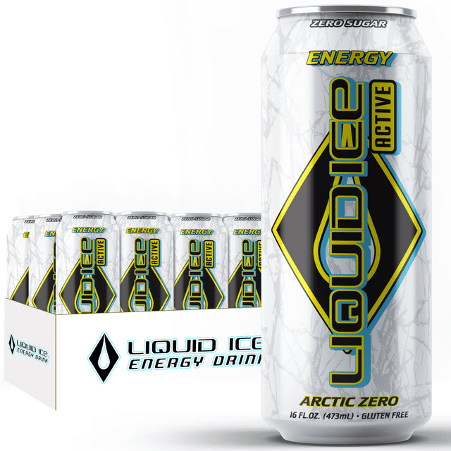 Liquid Ice Energy Drink - Arctic Zero, Mixed Berries Flavor, Sugar Free ...