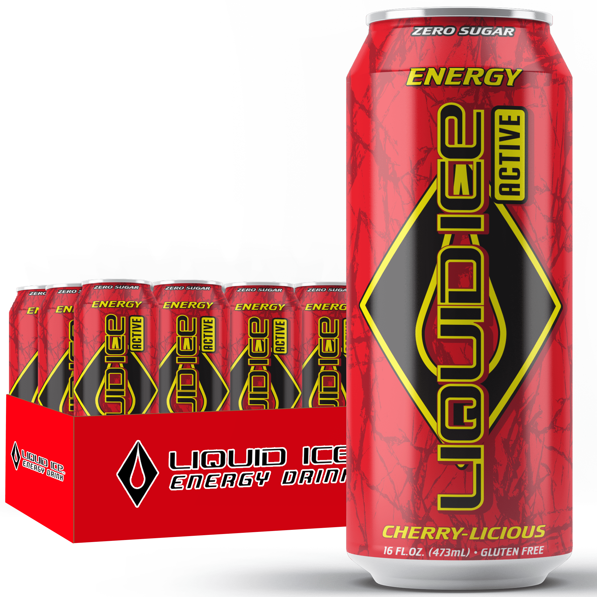 Liquid Ice Energy Drink - Cherry Licious, Cherry & Pomegranate Flavor ...