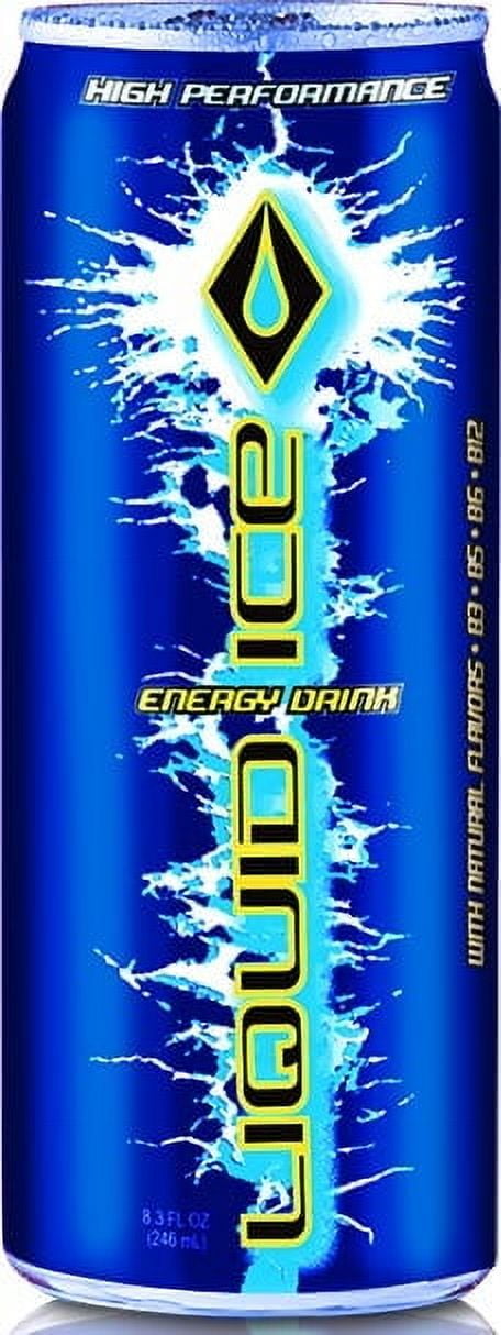 High Performance Liquid Ice Energy Drink, B3 B5 B6 B12, 8.4oz Cans, Pack of 12, 250ml Per Drink ...