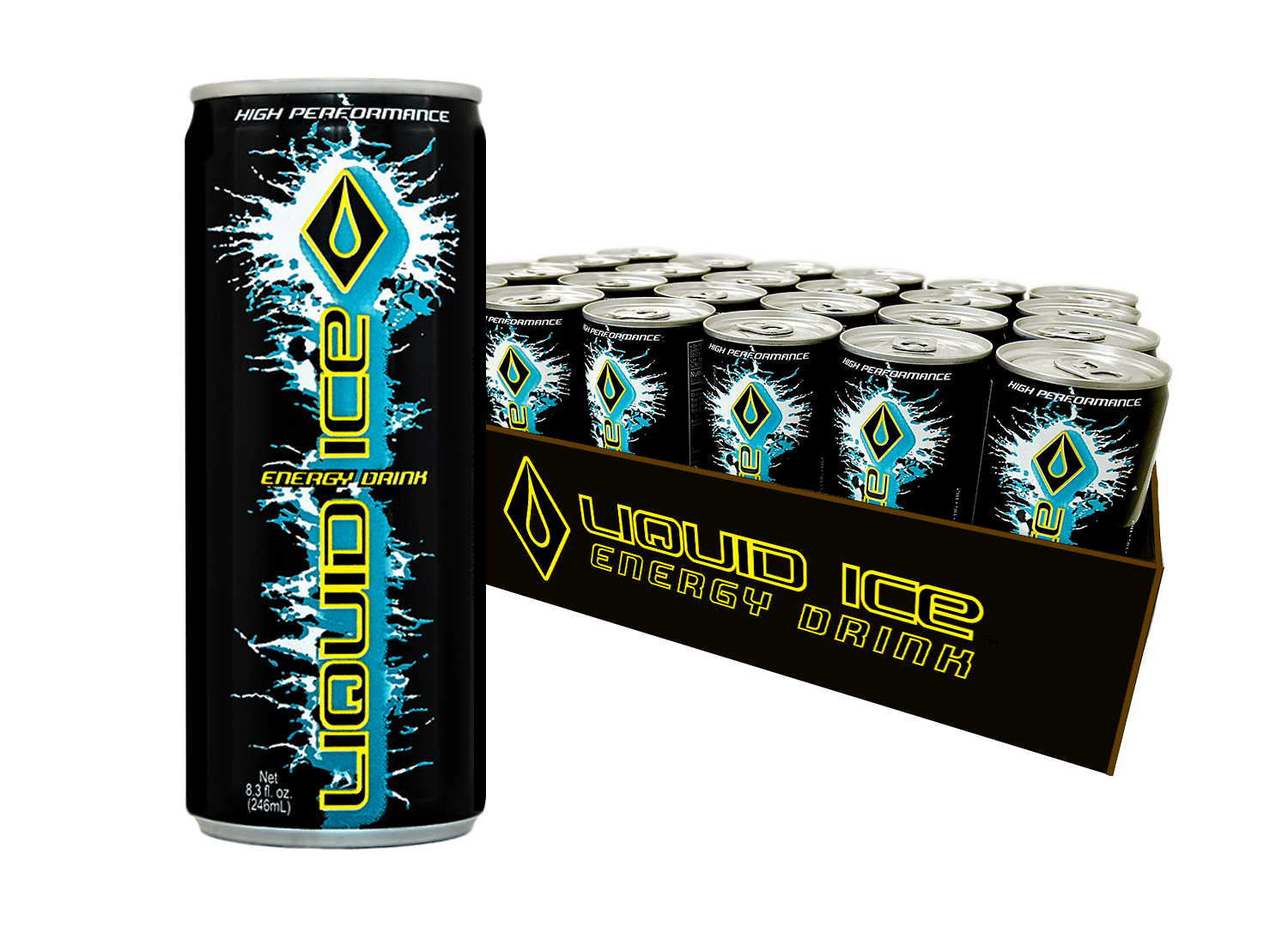 Liquid Ice Energy Drink - Supreme Classic, 8.3 Oz Cans (24 Pack ...