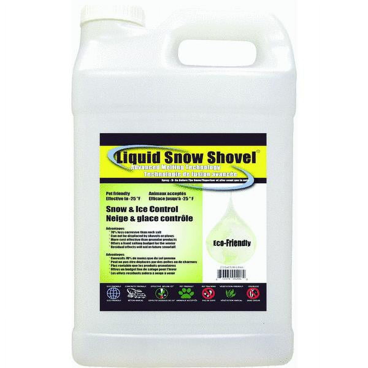 Liquid Snow Shovel Ice Melt, Calcium Chloride, Effective to -25Â°F ...