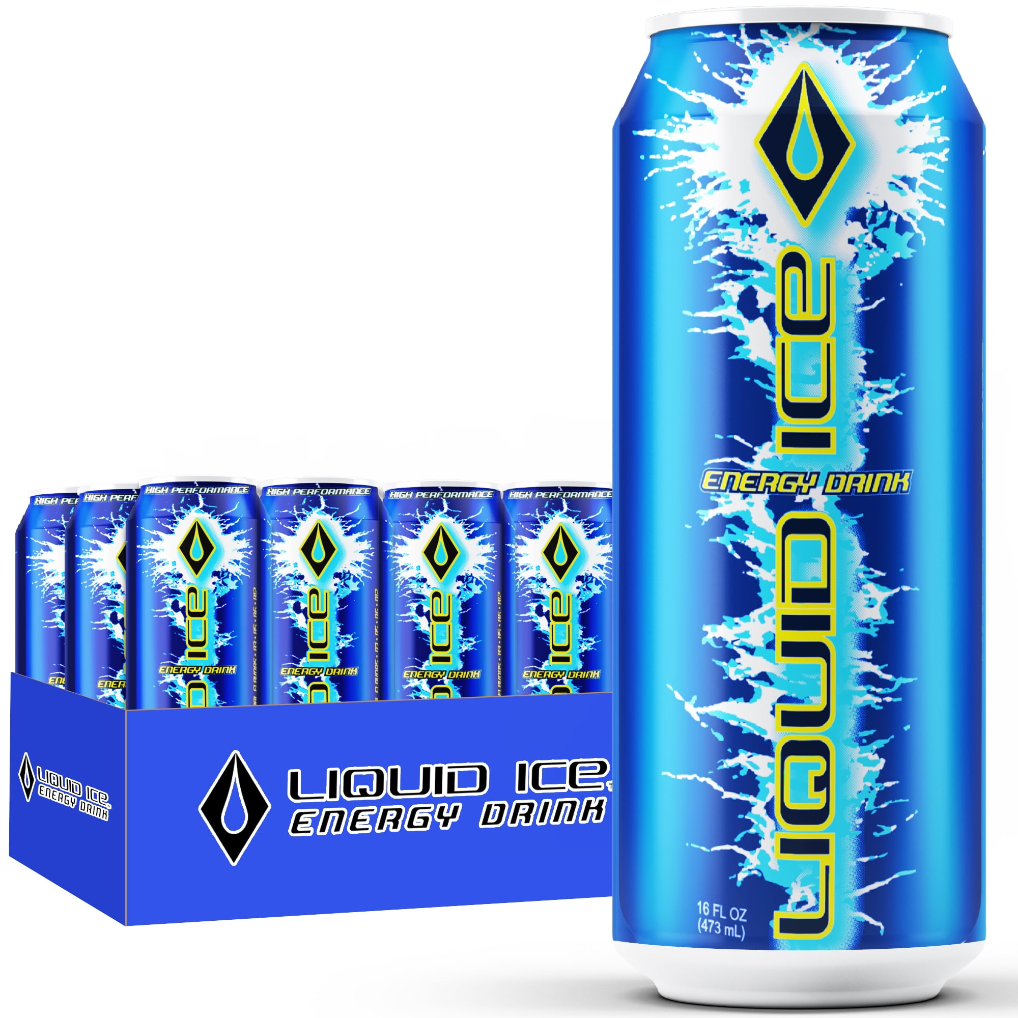 Liquid Ice Original Energy Drink - Arctic Berry, Blue Raspberry Blend ...