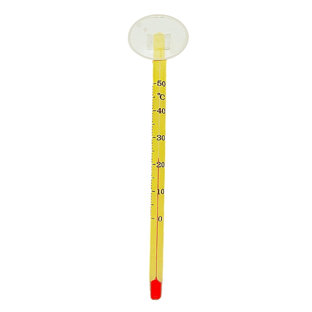 Liquid-In-Glass Aquarium Thermometer FishTank Water Terrarium ...