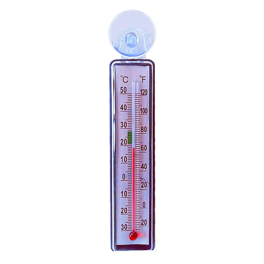 Liquid-In-Glass Aquarium Thermometer FishTank Water Terrarium ...
