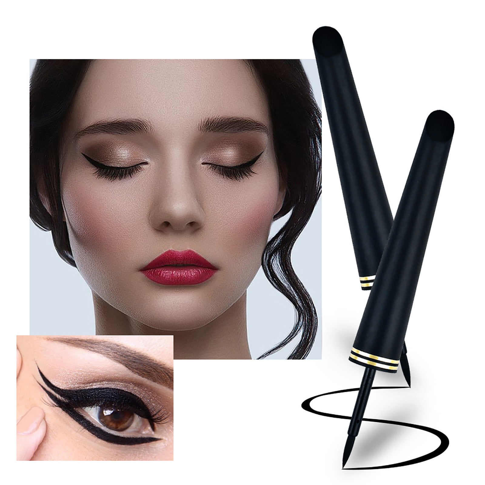 Liquid Ink Liner ,No Mess Removal, Longwear Liquid Makeup Ltra Black ...