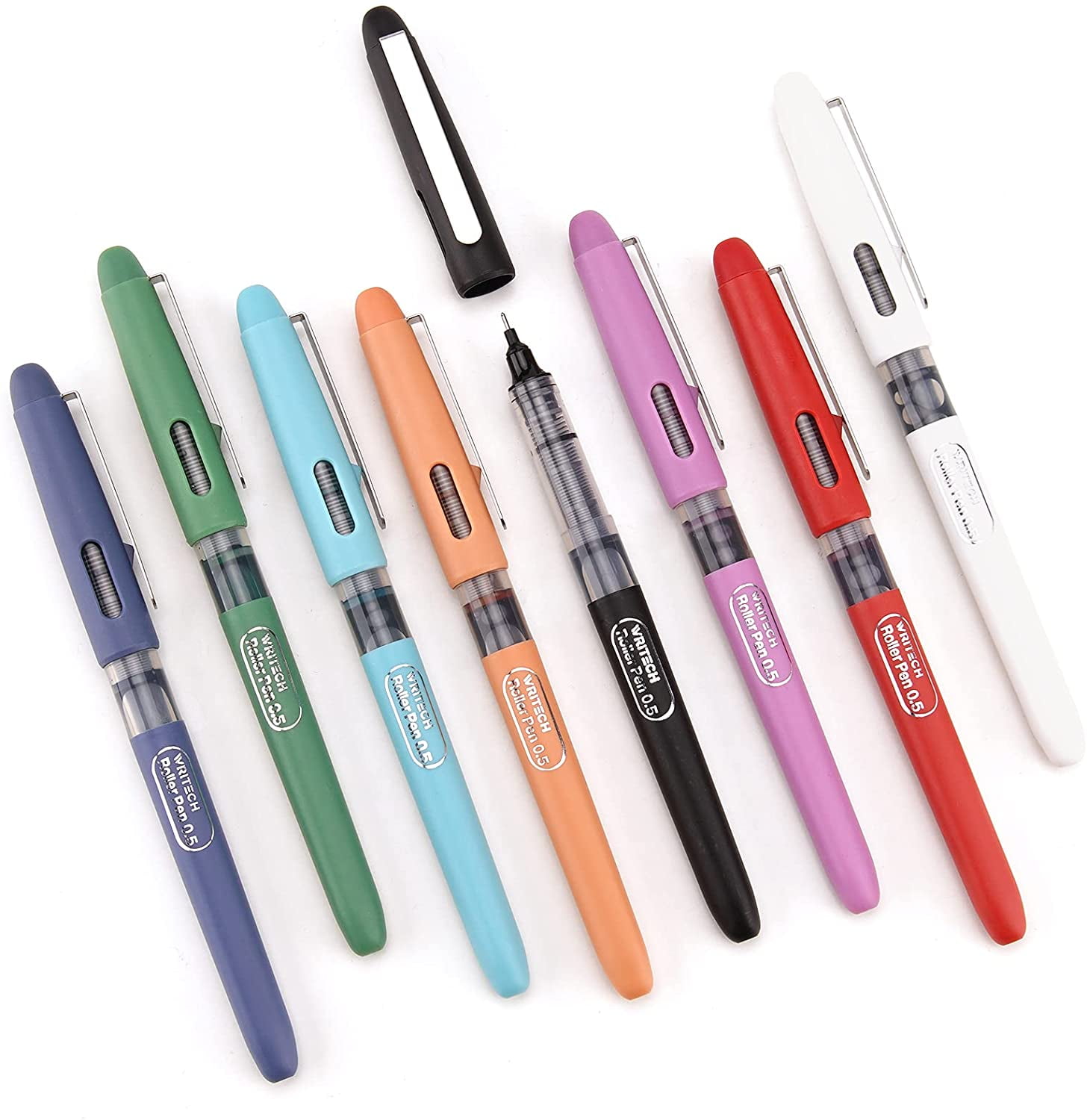 Liquid Ink Rollerball, 0.5mm Extra Fine Point, Smooth Writing Quick Dry ...