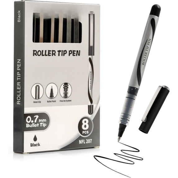 Liquid Ink Rollerball Pens, 0.7mm Medium Point Tip, Rolling pen for ...