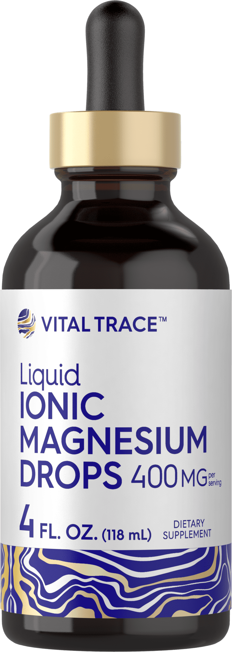 Liquid Ionic Magnesium 400 mg | 4 oz | Vegetarian, Non-GMO & Gluten Free Supplement | Vital ...