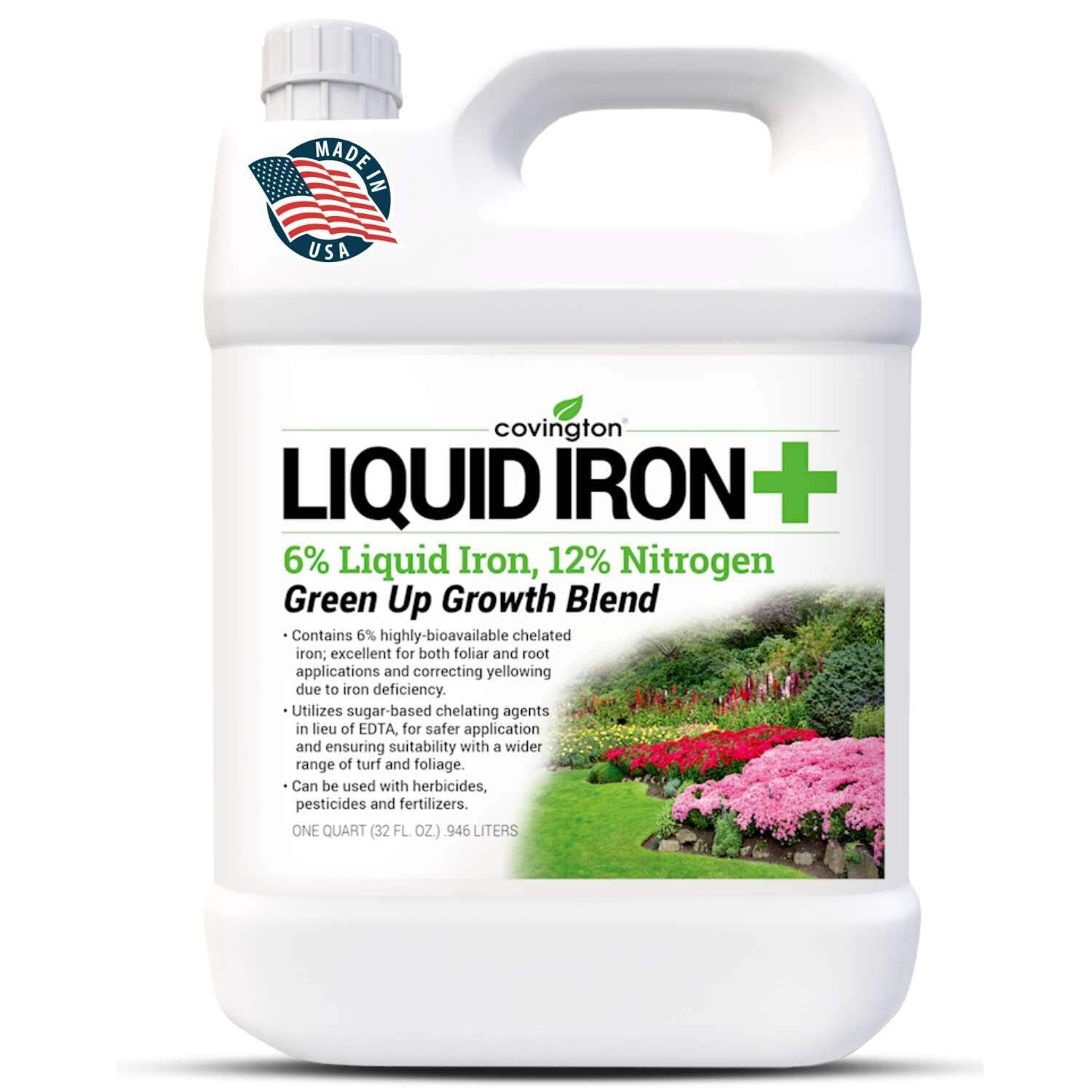 Covington Natural Organic Chelated Liquid Iron Plus+ Blend for Lawns ...