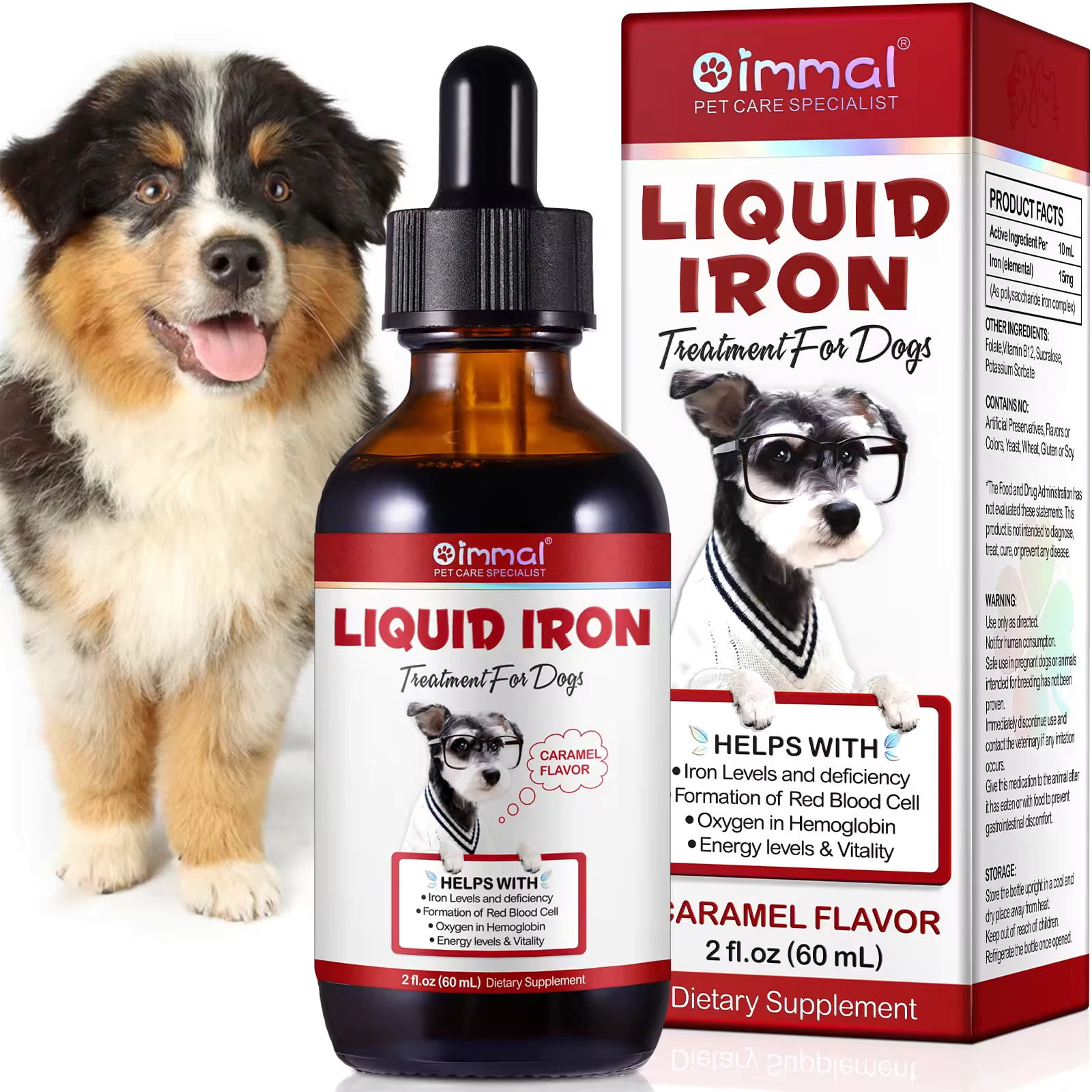 Liquid Iron Supplements for Dogs - with Folate and B12 – Supplements ...