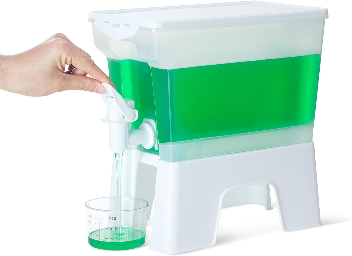 Liquid Laundry Detergent Dispenser, 1.2 Gallons Laundry Room ...