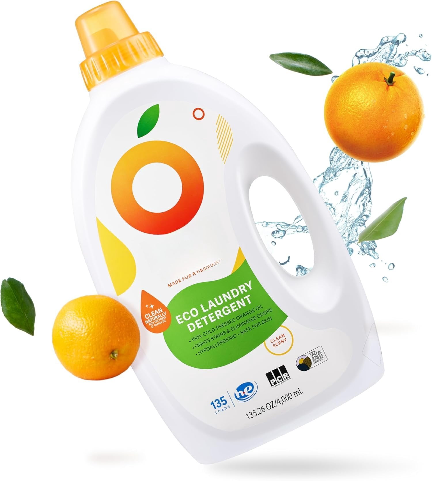 Liquid Laundry Detergent, Free and Clear, Clean Laundry Detergent, Made ...