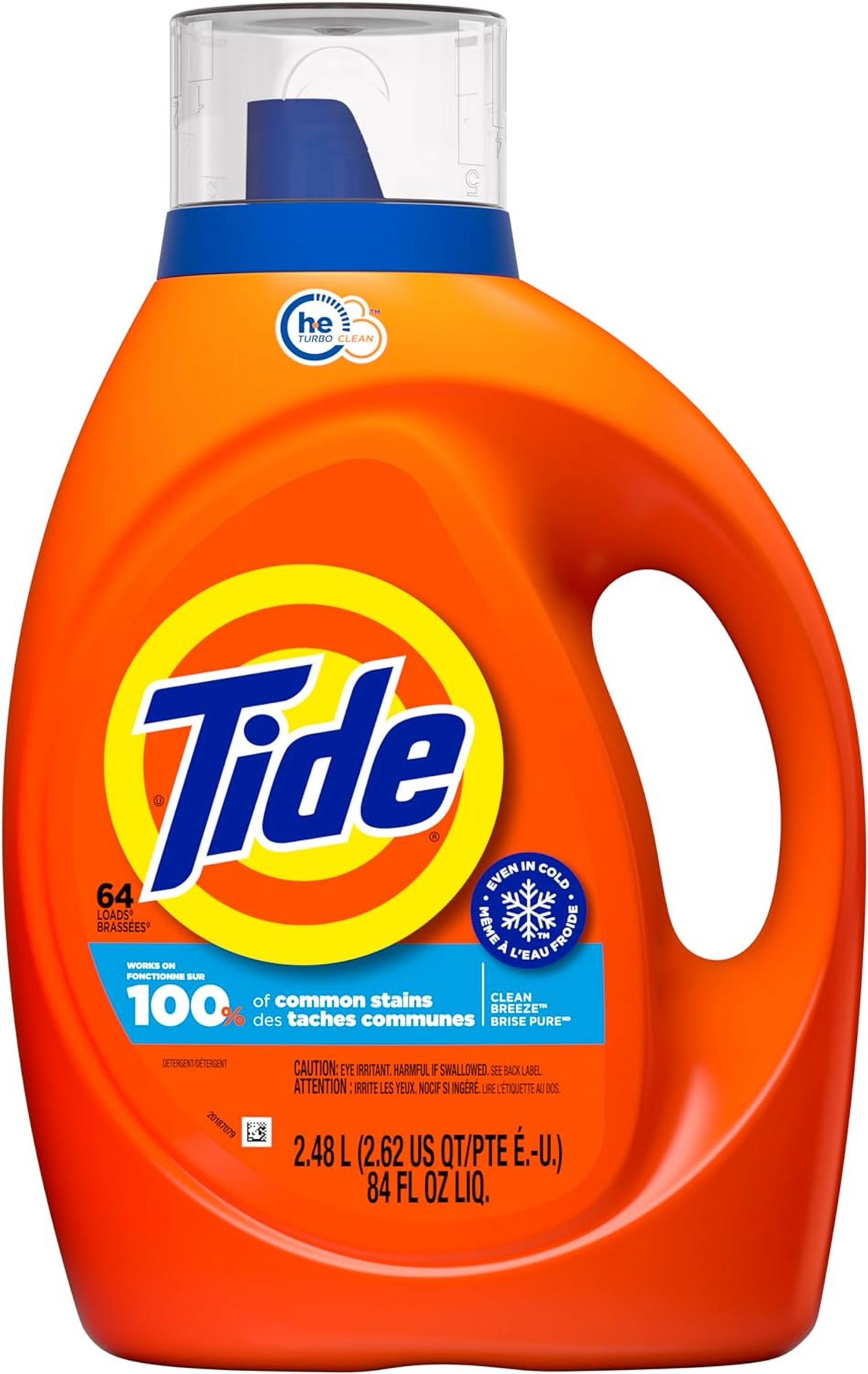 Liquid Laundry Detergent, HE Compatible, Clean Breeze Scent, 64 loads ...