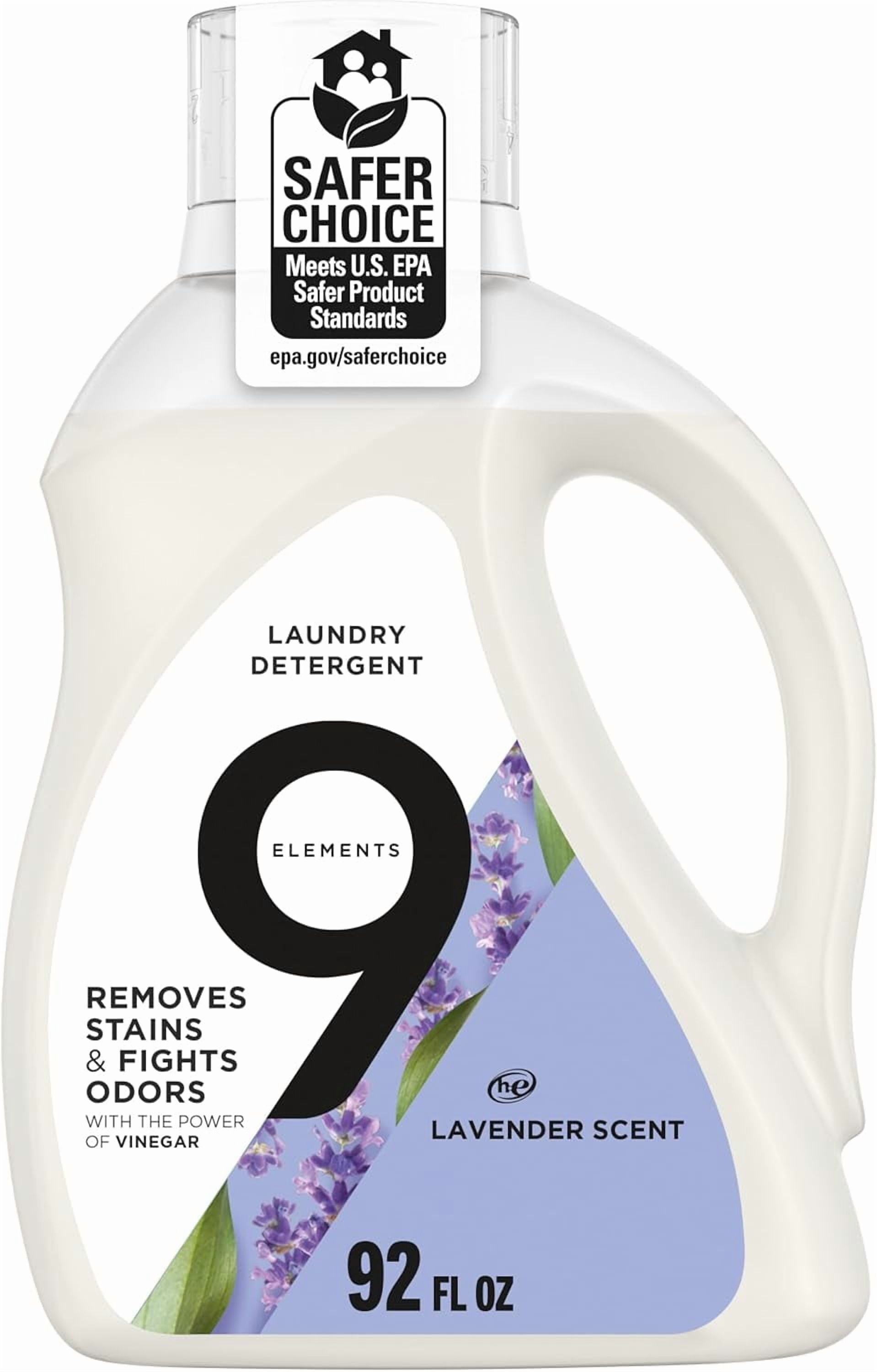 Liquid Laundry Detergent, Lavender Scent, Vinegar Powered, 92 fl oz, 1 ...