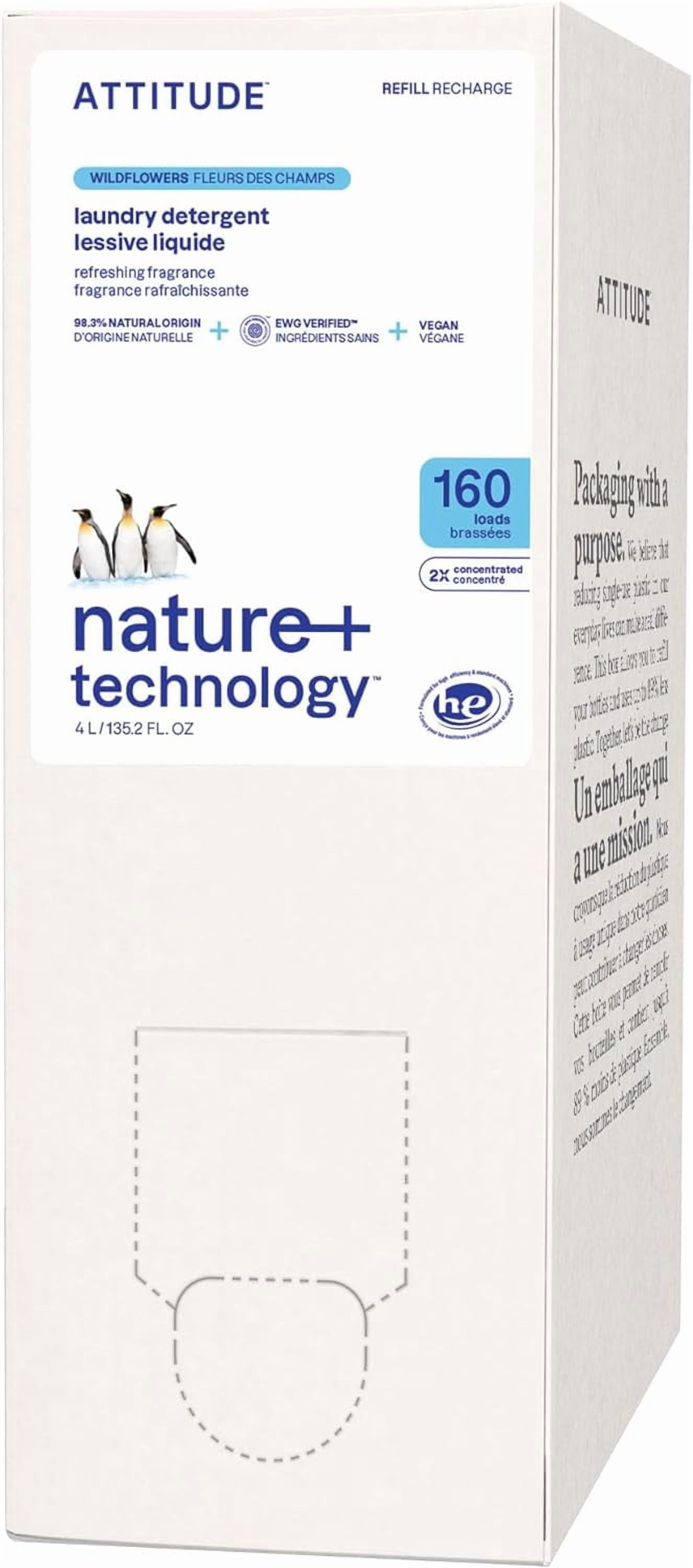 Liquid Laundry Detergent Refill, EWG Verified, HE Compatible, Plant ...