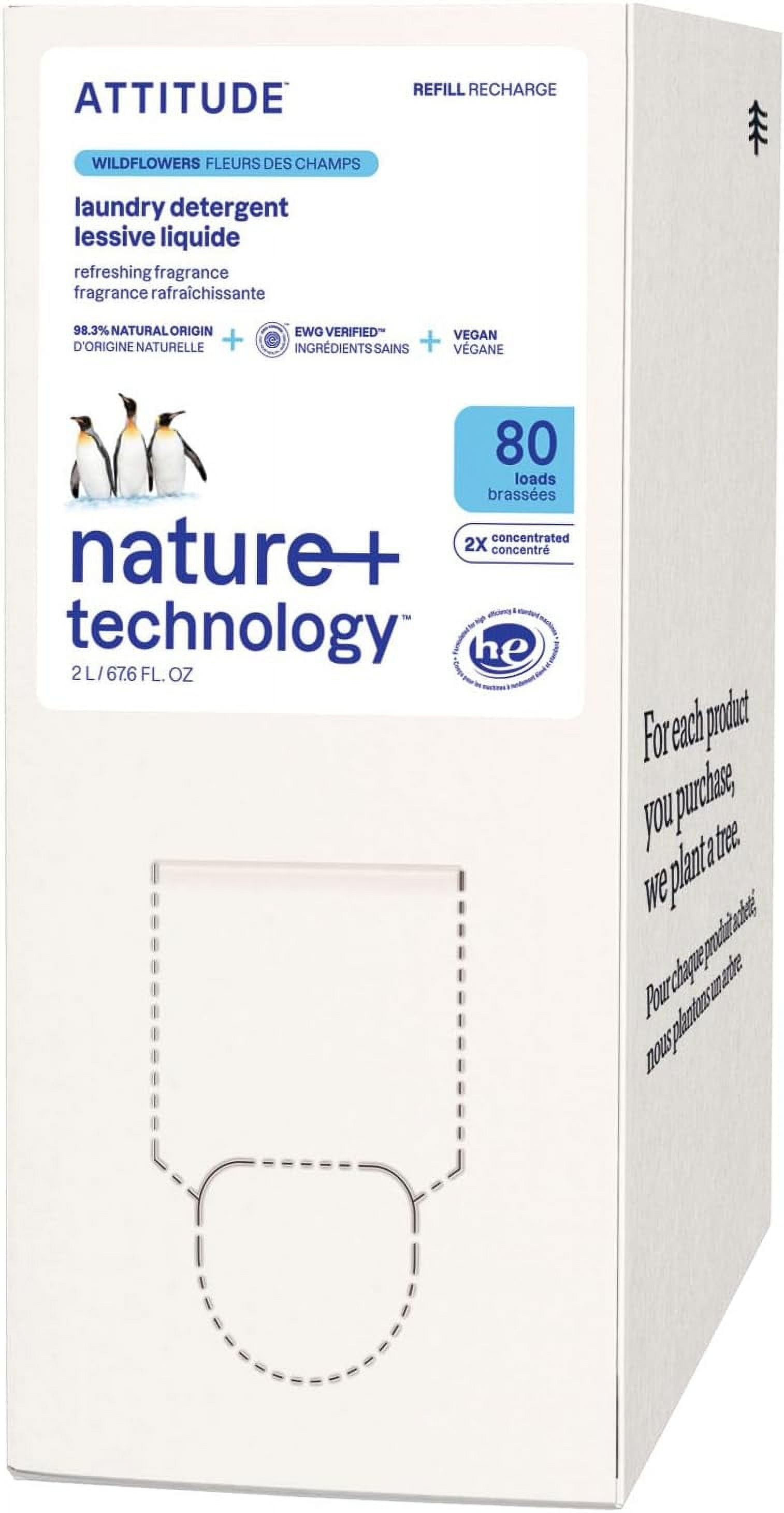 Liquid Laundry Detergent Refill, EWG Verified, HE Compatible, Plant ...