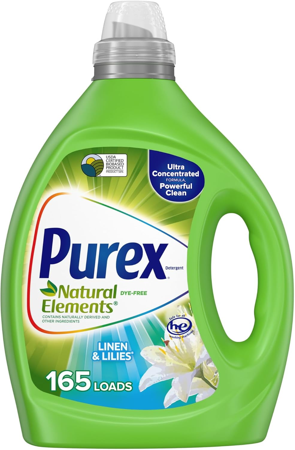 Liquid Laundry Detergent, Ultra Concentrated, Natural Elements Linen ...