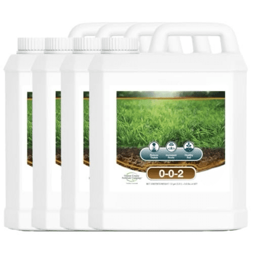 Liquid Lawn DeThatcher - 4 Gallon Pack (512 oz) Covers to 85,200 ft ...