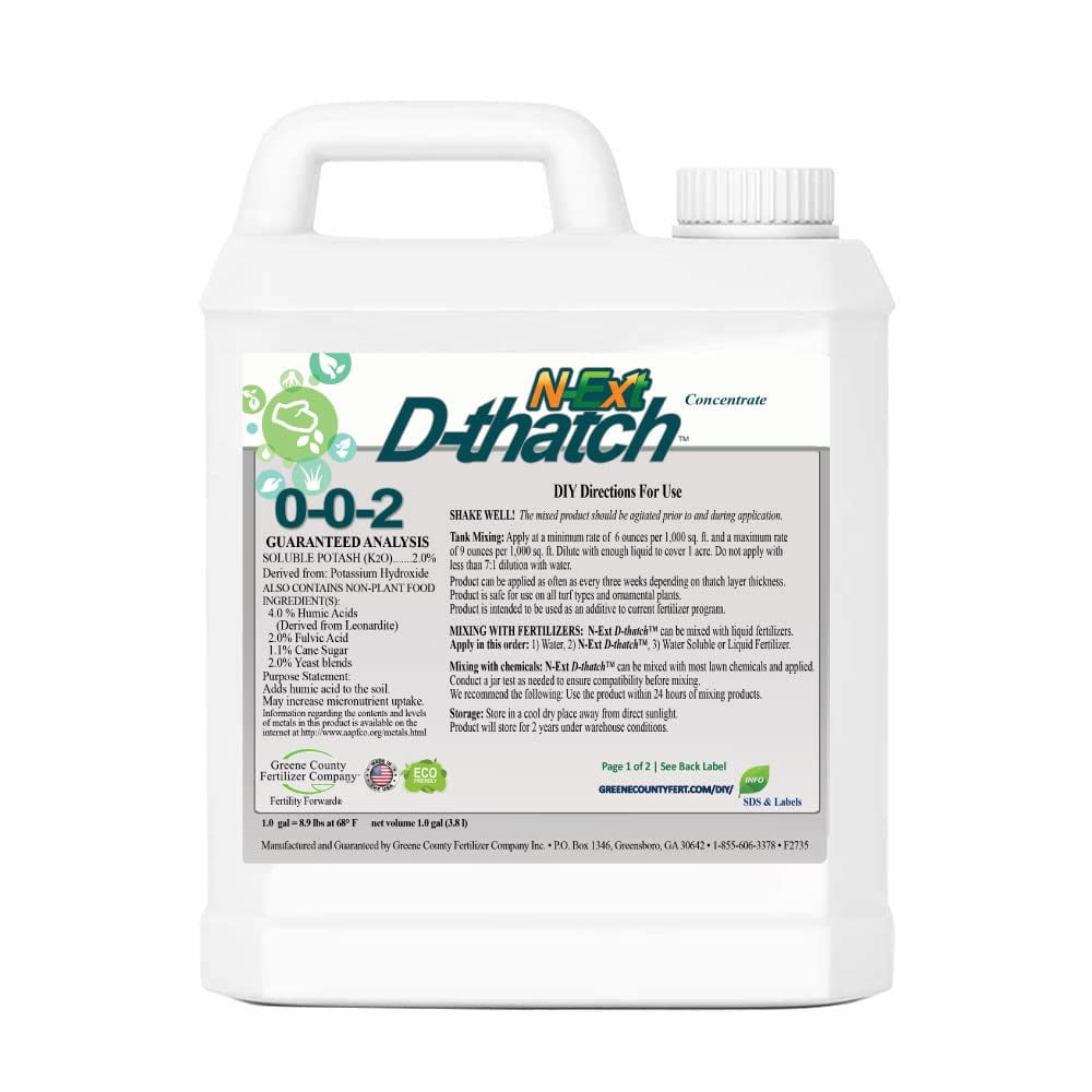 Liquid Lawn DeThatcher - Thatch Digester to Reduce Thatch in Your Lawn and Encourage Microbial ...