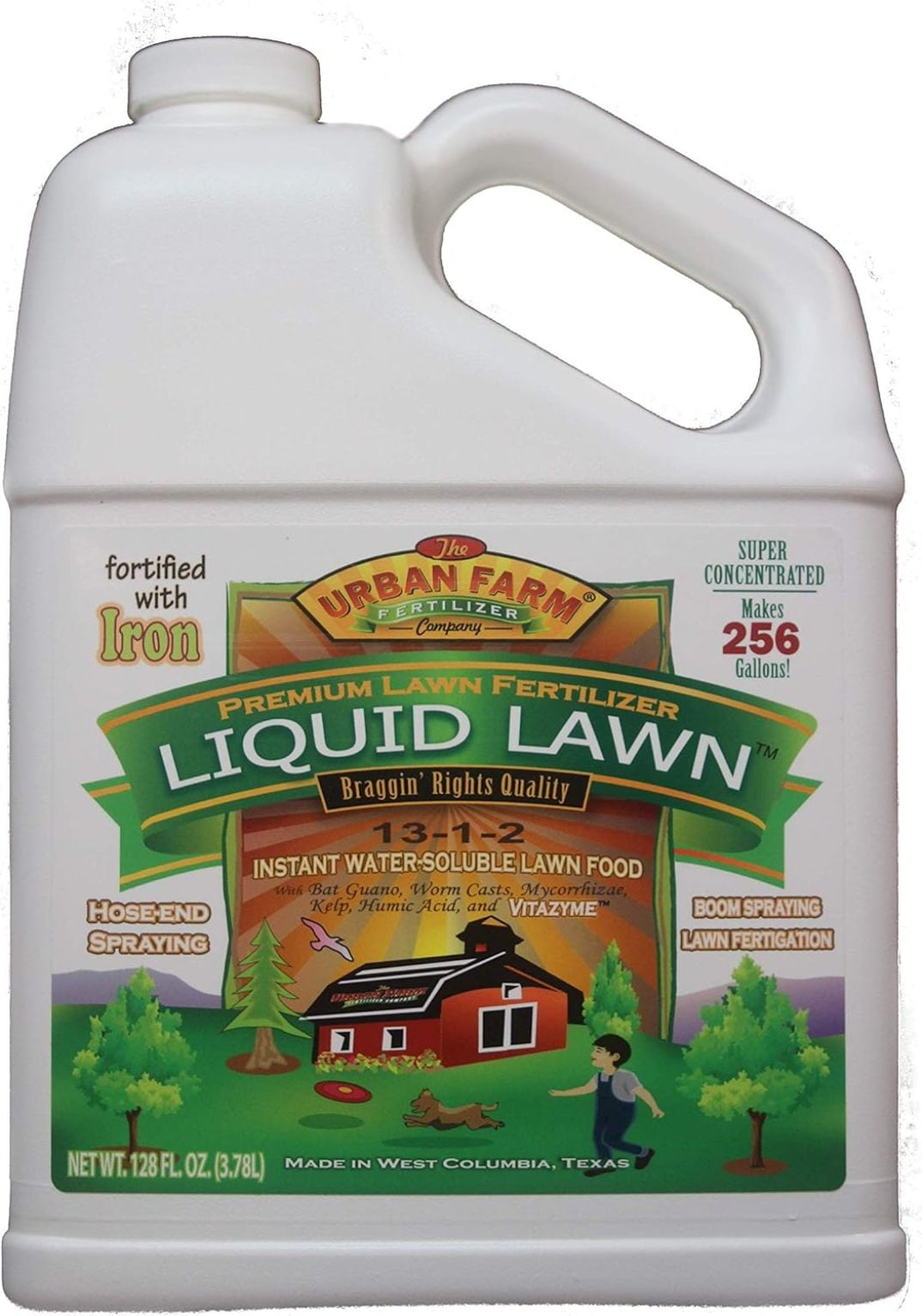 Liquid Lawn Fertilizer, 1 gallon, 13-1-2. - Walmart.com