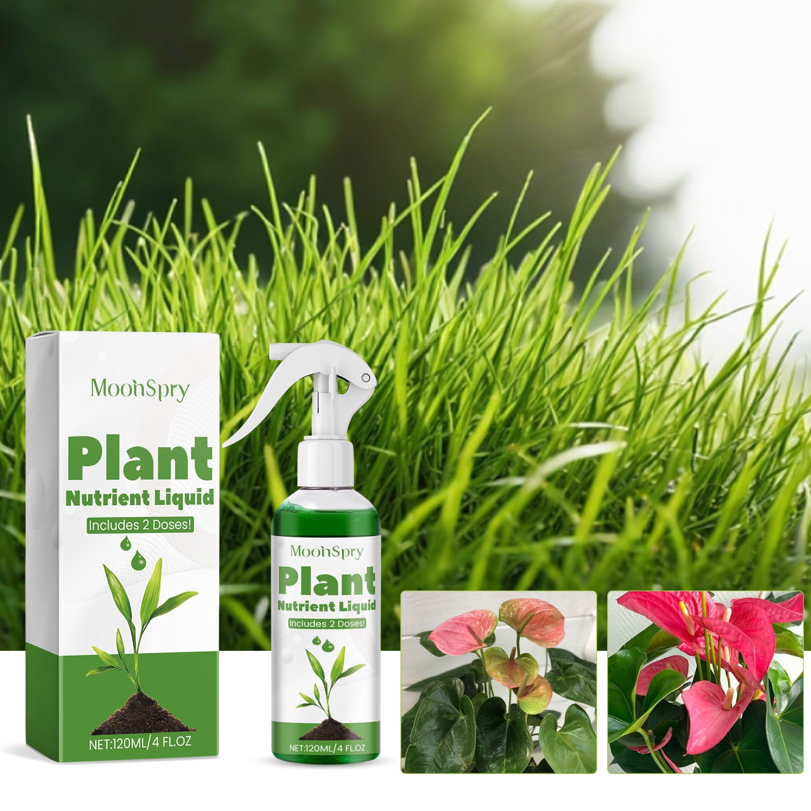 Liquid Lawn Fertilizer Plant Nutrient Solution | Fast-Acting Grass ...